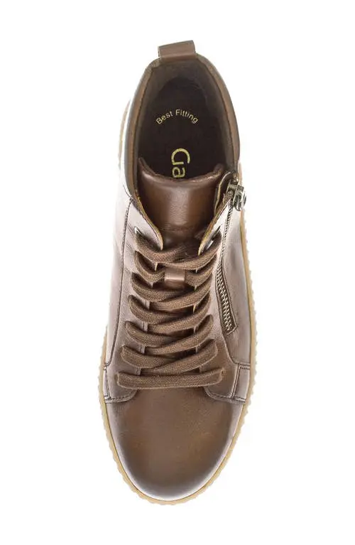 Gabor High-top Sneaker - Saddle/saddle