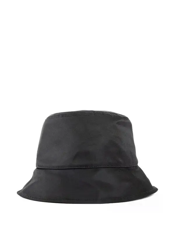 Gucci Logo-Embroidered Bucket Hat - Black | Editorialist display picture 3