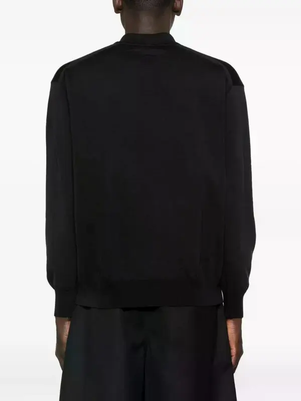 Comme Des Garçons Long-sleeved Polo Shirt - 2 Black