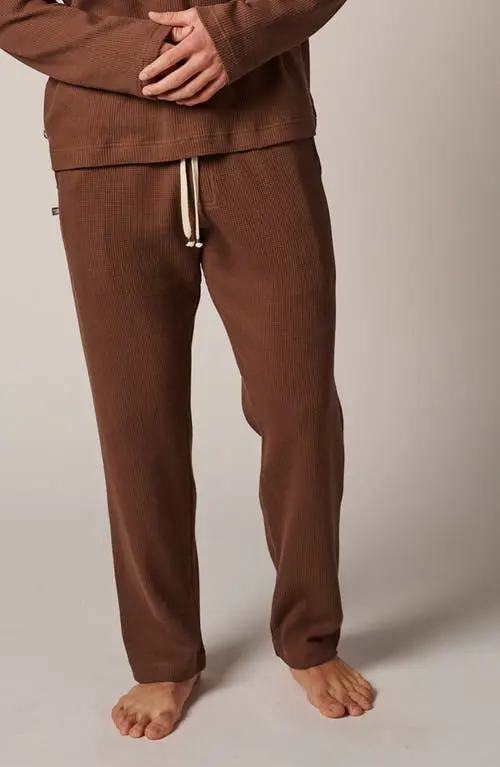 LEISURE LAB Cozy Cotton Sweatpants - Hazelnut