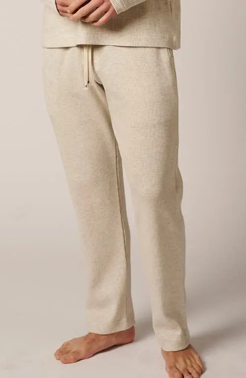 LEISURE LAB Cozy Cotton Sweatpants - Marshmellow