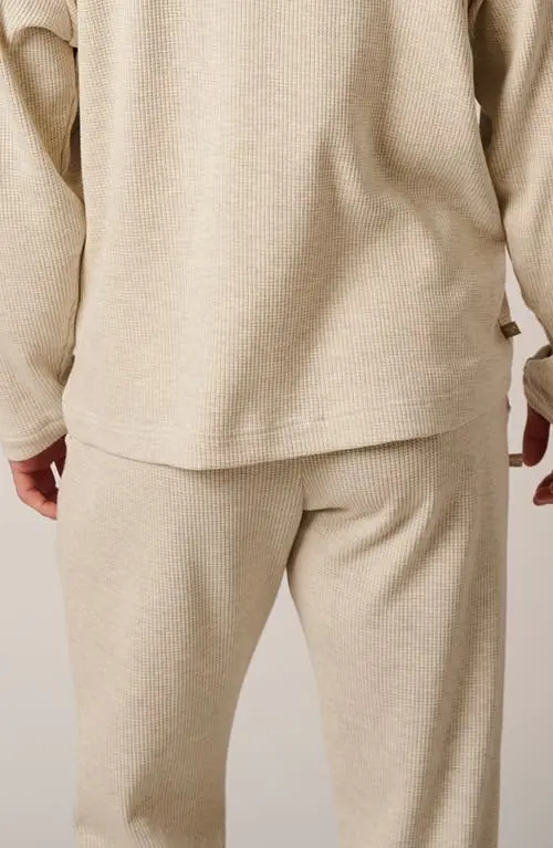 LEISURE LAB Cozy Cotton Sweatpants - Marshmellow