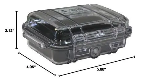 PELICAN 1010 Micro Case For Iphone, Cell Phone, Gopro, Camera - Yellow/clear