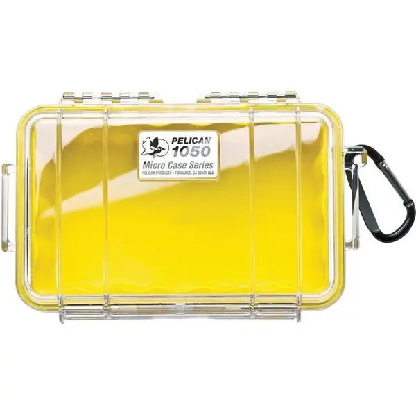 PELICAN 1050 Micro Case - Yellow/clear