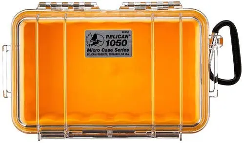 PELICAN 1050 Micro Case - Yellow/clear