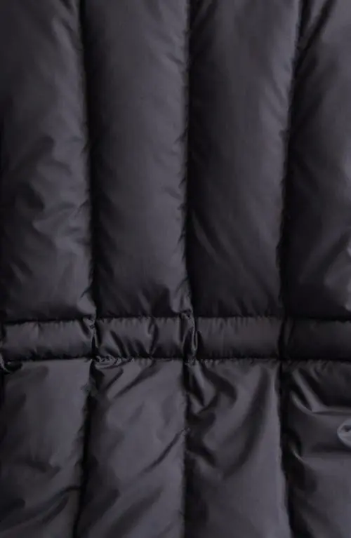 Moncler Estom Vertical Quilted Hooded Down Jacket - Black