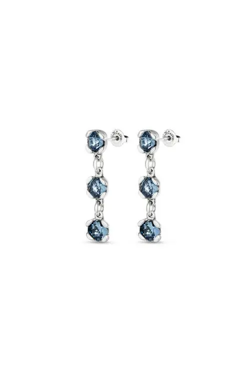 UNODE50 Crystal Drop Stud Earrings