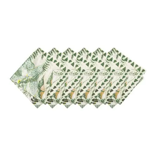 C&F HOME Parson Napkin Set Of 6 - Green