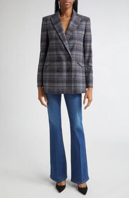 Veronica Beard Oria Plaid Dickey Jacket