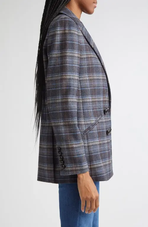 Veronica Beard Oria Plaid Dickey Jacket