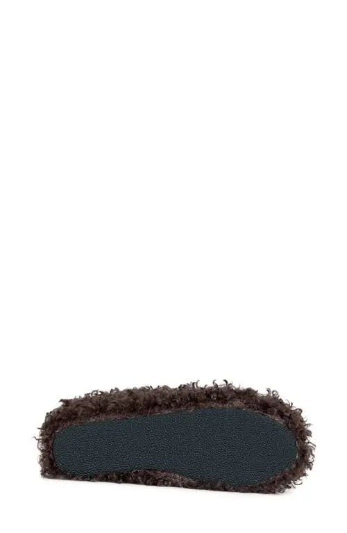 AZALEA WANG Darwin Faux Shearling Clog
