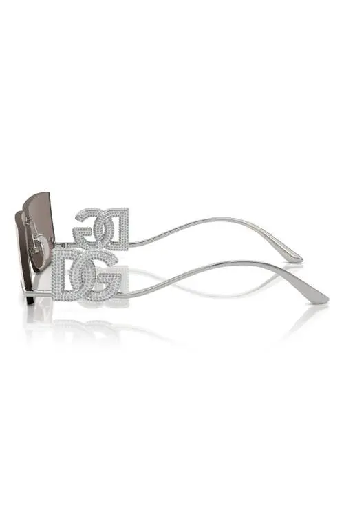 Dolce & Gabbana 60mm Rectangular Sunglasses