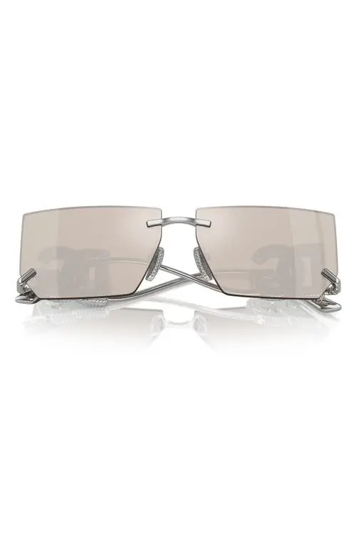 Dolce & Gabbana 60mm Rectangular Sunglasses