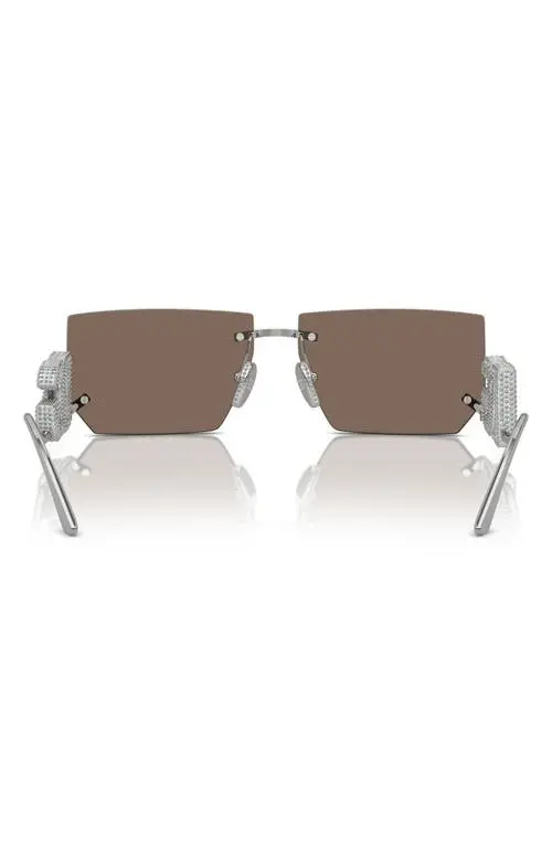 Dolce & Gabbana 60mm Rectangular Sunglasses