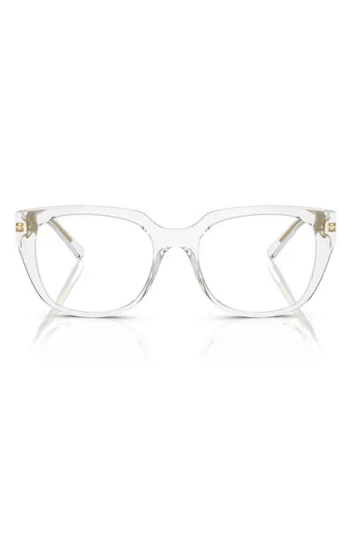 Dolce & Gabbana 53mm Square Optical Eyeglasses - Crystal/demo Lens