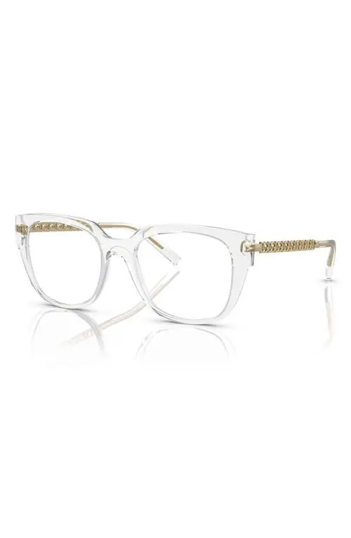 Dolce & Gabbana 53mm Square Optical Eyeglasses - Crystal/demo Lens