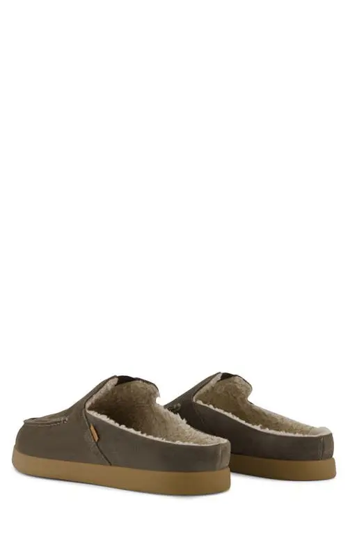 Toms Alonso Fleece Lined Mule - Olive