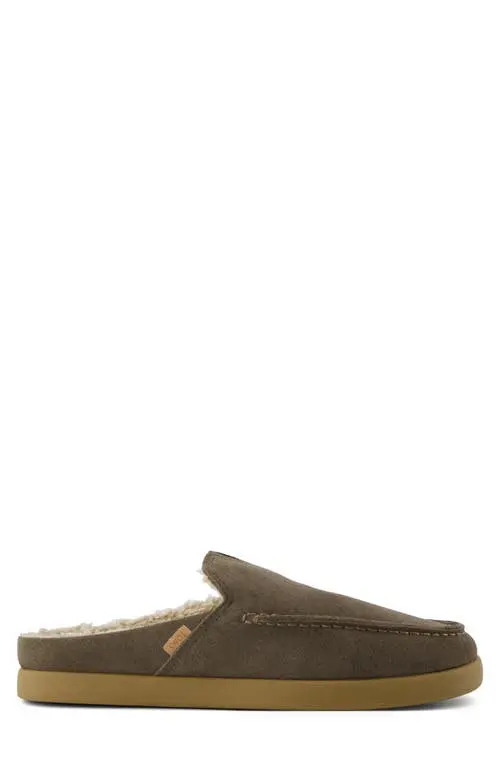 Toms Alonso Fleece Lined Mule - Olive