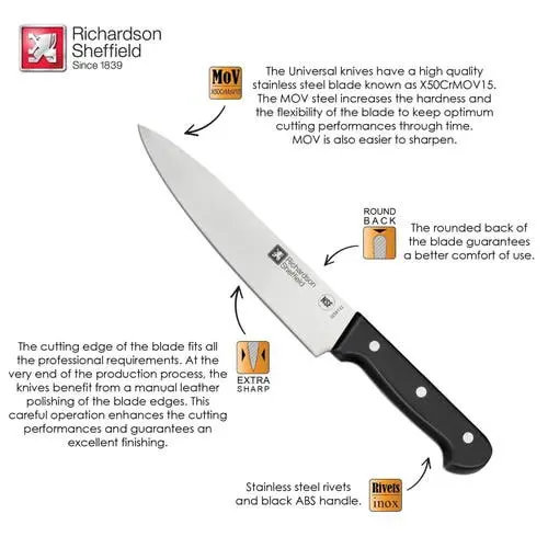 RICHARDSON SHEFFIELD Universal 8-inch Chef's Knife