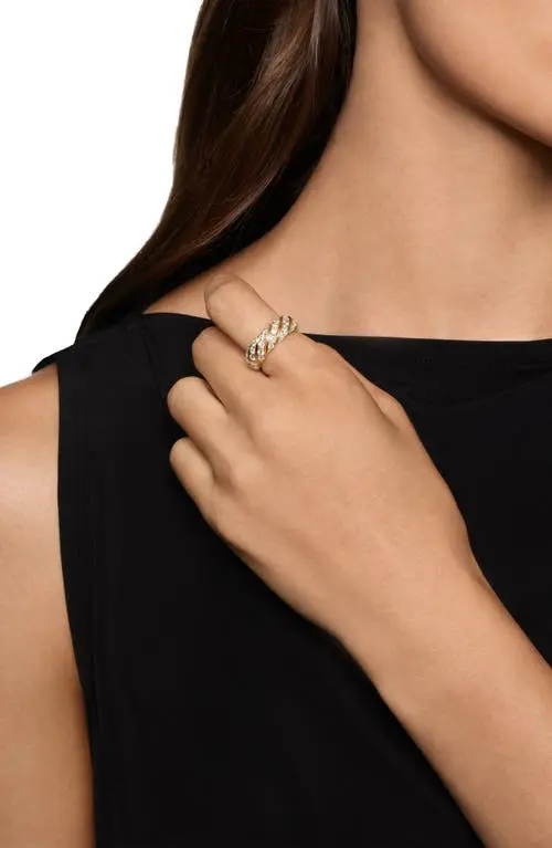 David Yurman Sculpted Cable Flex Band Ring