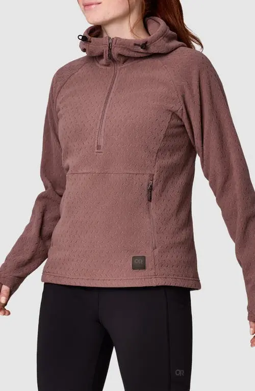 OUTDOOR RESEARCH Trail Mix Xt Fleece Half Zip Hoodie - Terrestrial