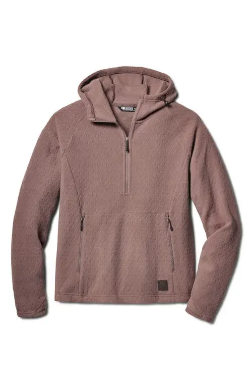 OUTDOOR RESEARCH Trail Mix Xt Fleece Half Zip Hoodie - Terrestrial