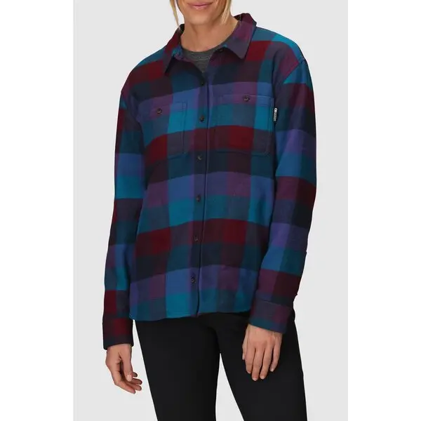 OUTDOOR RESEARCH Feedback Flannel Twill Overshirt - Winterberry Plaid