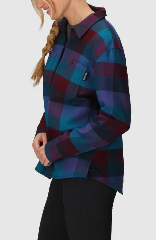 OUTDOOR RESEARCH Feedback Flannel Twill Overshirt - Winterberry Plaid