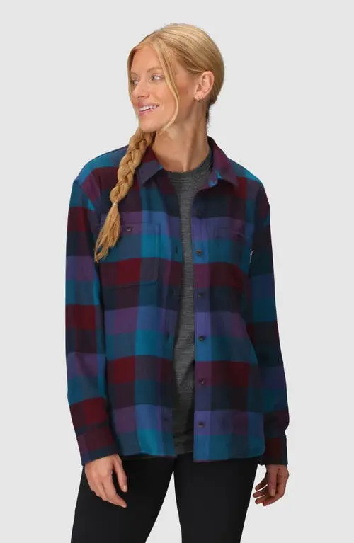 OUTDOOR RESEARCH Feedback Flannel Twill Overshirt - Winterberry Plaid