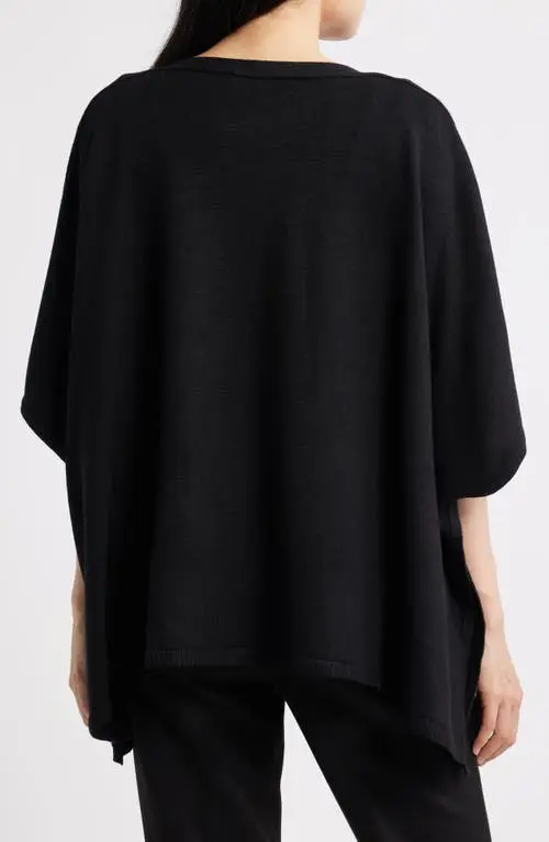 KASPER Sequin Poncho