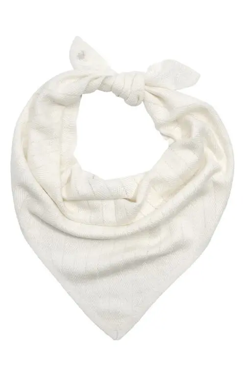 Ralph Lauren Chevron Knit Neckerchief - Cream