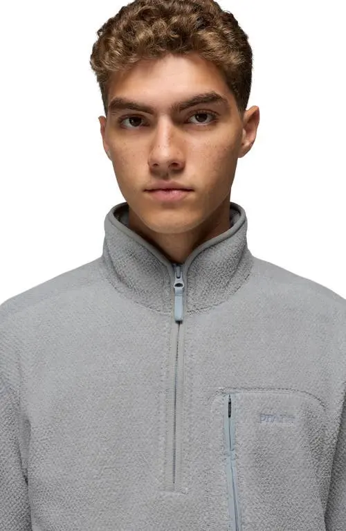 Prana Tuff Fluff Fleece Half Zip Pullover - Quarry