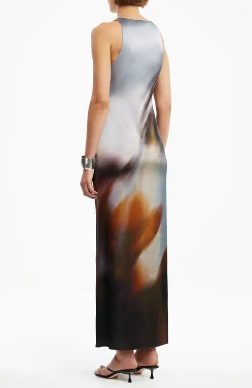 Significant Other Sora Stretch Satin Maxi Dress