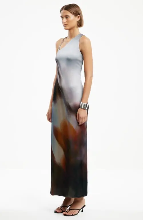 Significant Other Sora Stretch Satin Maxi Dress