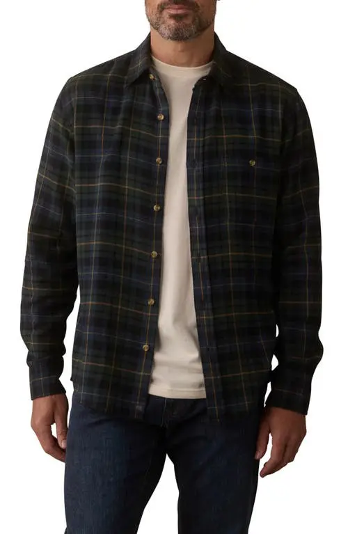 THE NORMAL BRAND Hudson Flannel Button-up Shirt - Clover Plaid