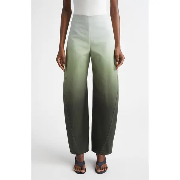 Alaïa Gradient Twisted Seam Round Trousers