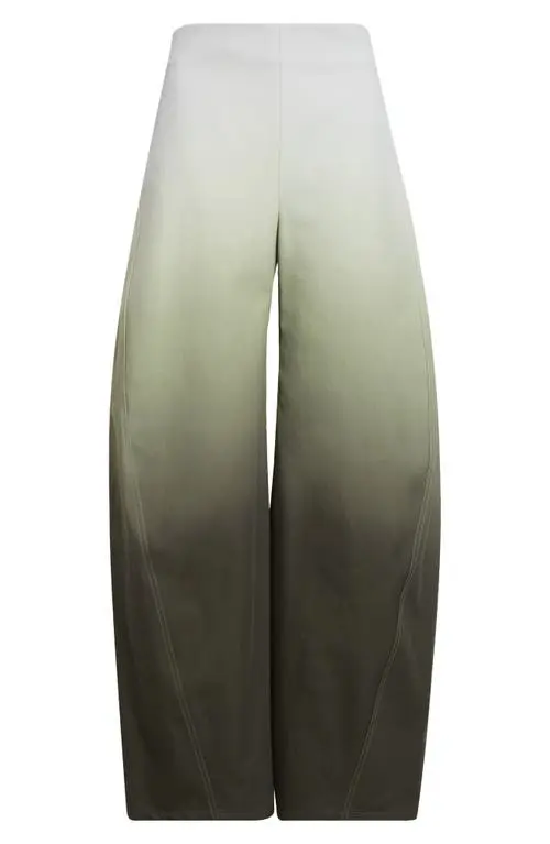 Alaïa Gradient Twisted Seam Round Trousers