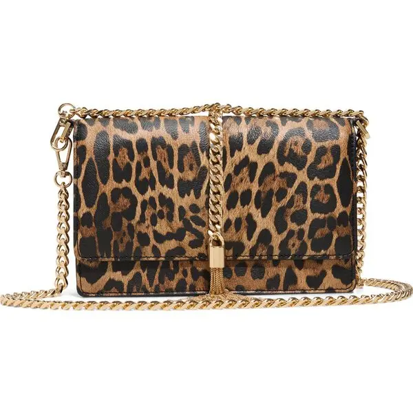 Aldo Lilithaa Faux Leather Crossbody Bag - Leopard Print