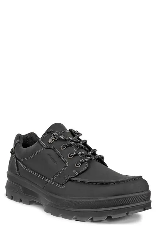 Ecco Track Waterproof Moc Toe Derby - Black