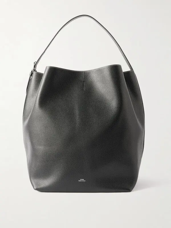 TOTEME Textured-leather Tote