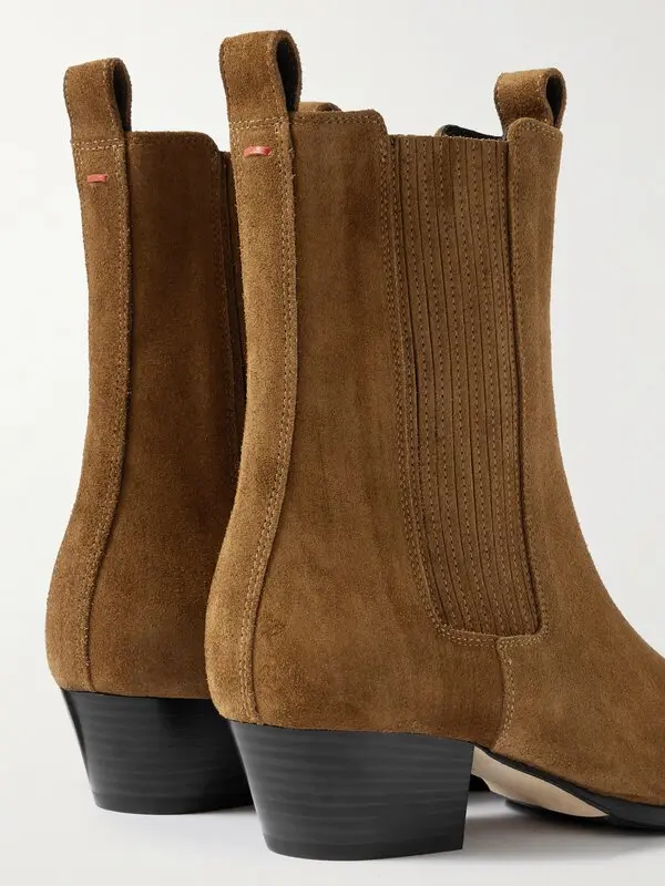 AeydĒ Agata Suede Ankle Boots - Brown