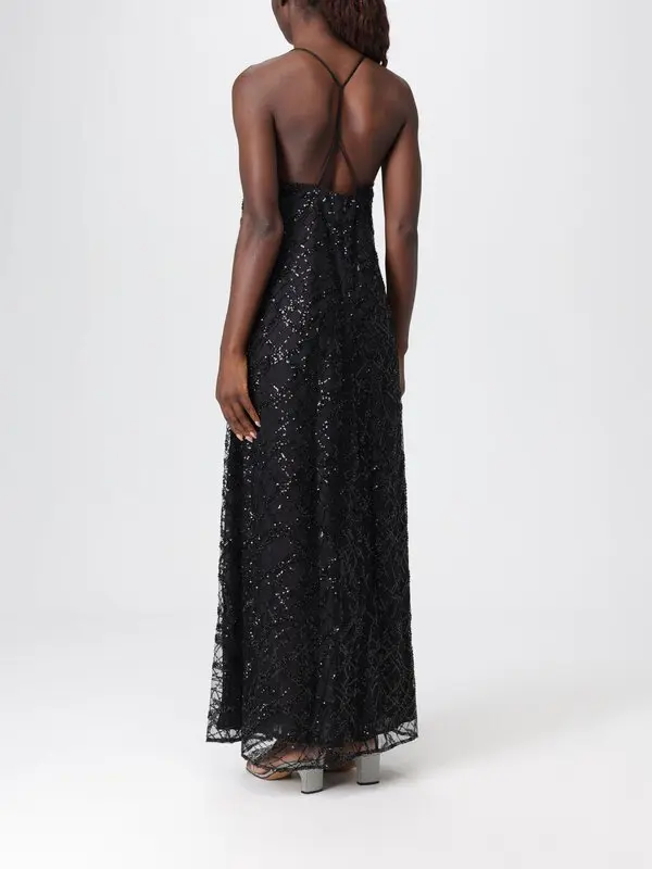 artemis lace maxi dress Artemis Organza Maxi Dress Black / XS main image 0