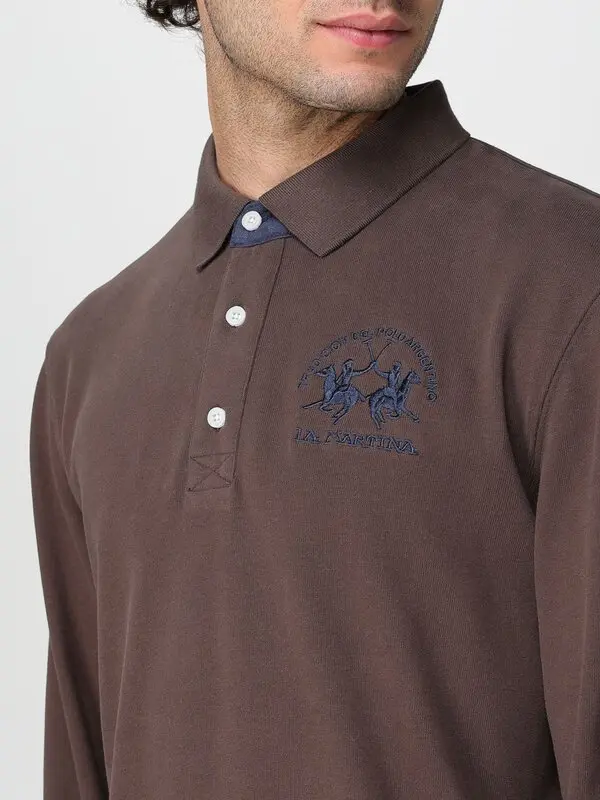 LA MARTINA Polo Shirt - Brown