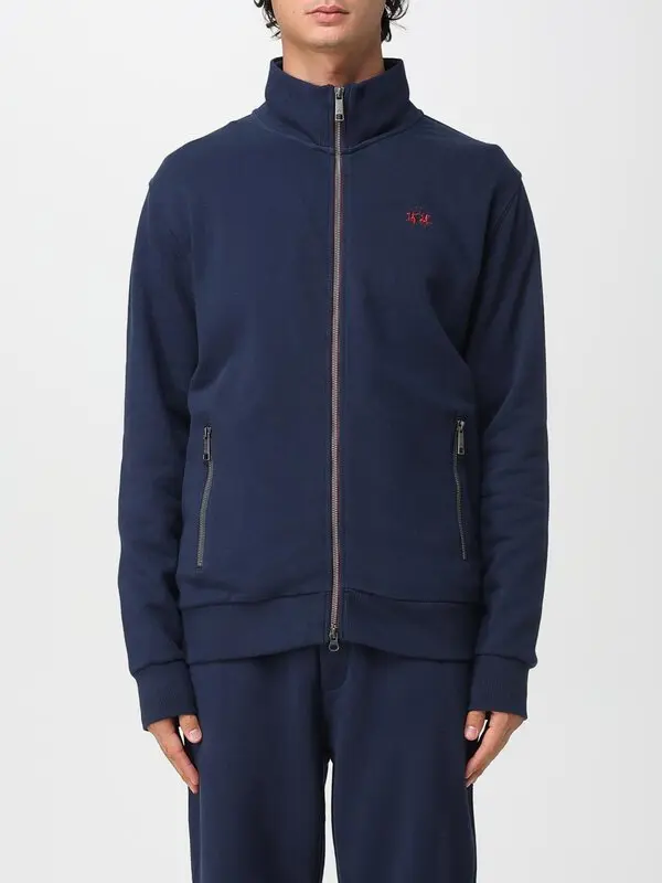 LA MARTINA Full Zip Sweatshirt - Blue