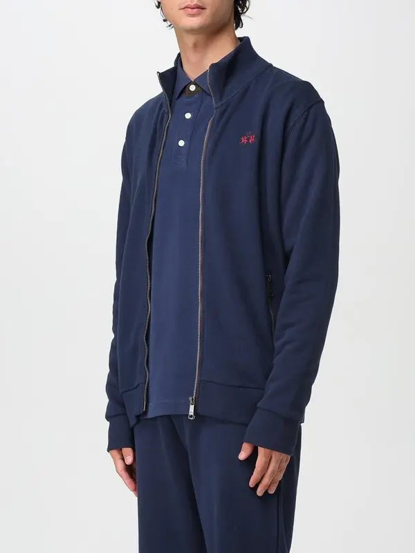 LA MARTINA Full Zip Sweatshirt - Blue