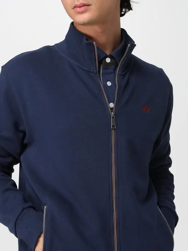 LA MARTINA Full Zip Sweatshirt - Blue