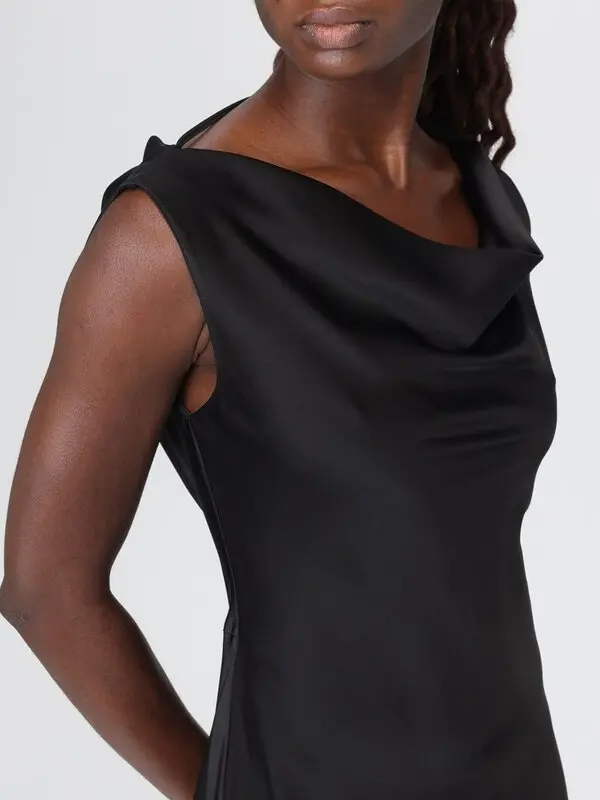 HANITA Cowl Neck Maxi Dress - Black