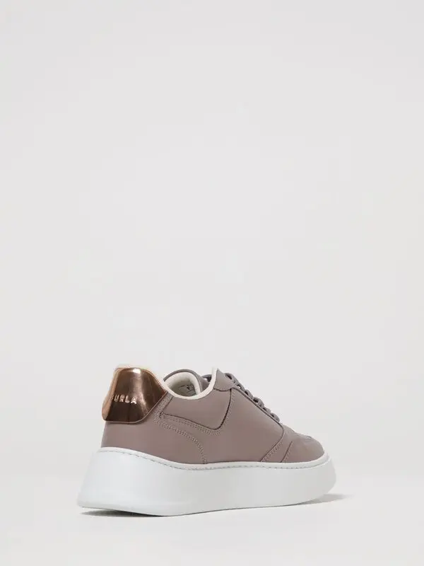 Furla Leather Sneakers - Violet