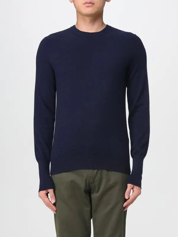 BALLANTYNE Crew Neck Pullover - Blue