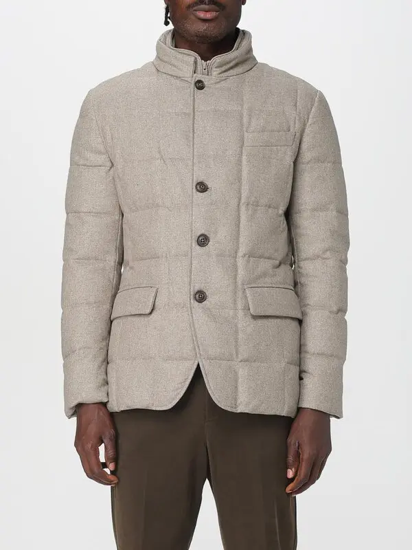 FAY Quilted Jacket - Brown